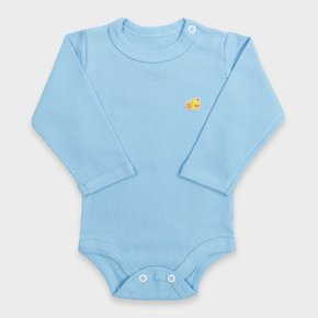 Body Bebê Manga Longa em Malha Canelada 100% Algodão - Baby Duck